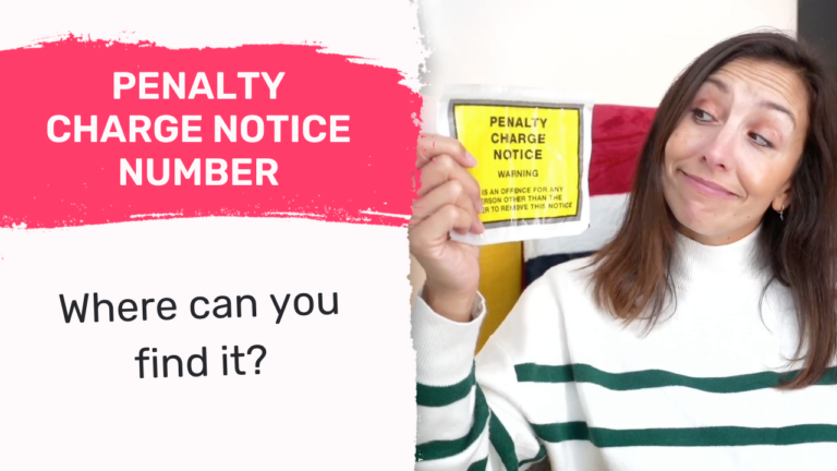 Where to find Penalty Charge Notice Number - Quick Guide