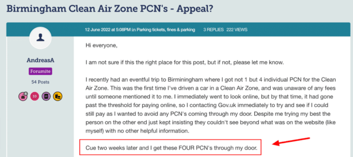 Should I Pay or Appeal Birmingham Clean Air Zone PCN?