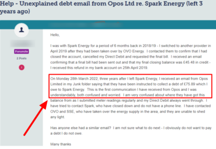 Do I have to pay Opos Limited Debt Collection?